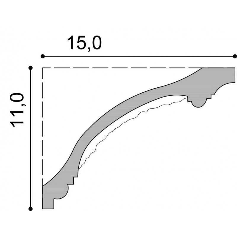 Corniches de styles - Baroque, mauresque, ethnique, classique