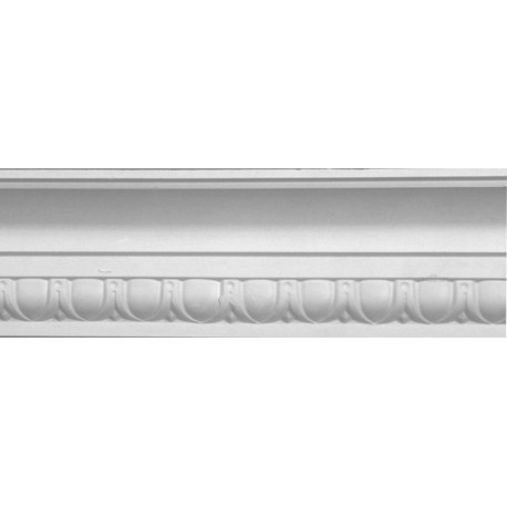 Corniches plafond en plâtre (staff) - Eclairage indirect, Moderne, Doucine