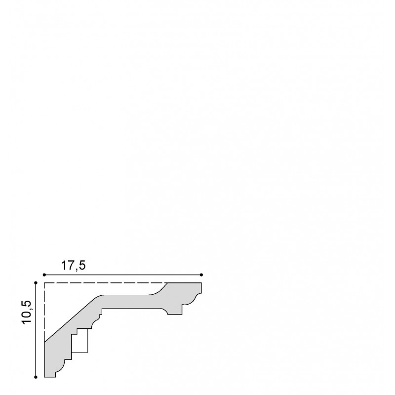corniche denticules style empire; corniche type malmaison; corniche ...